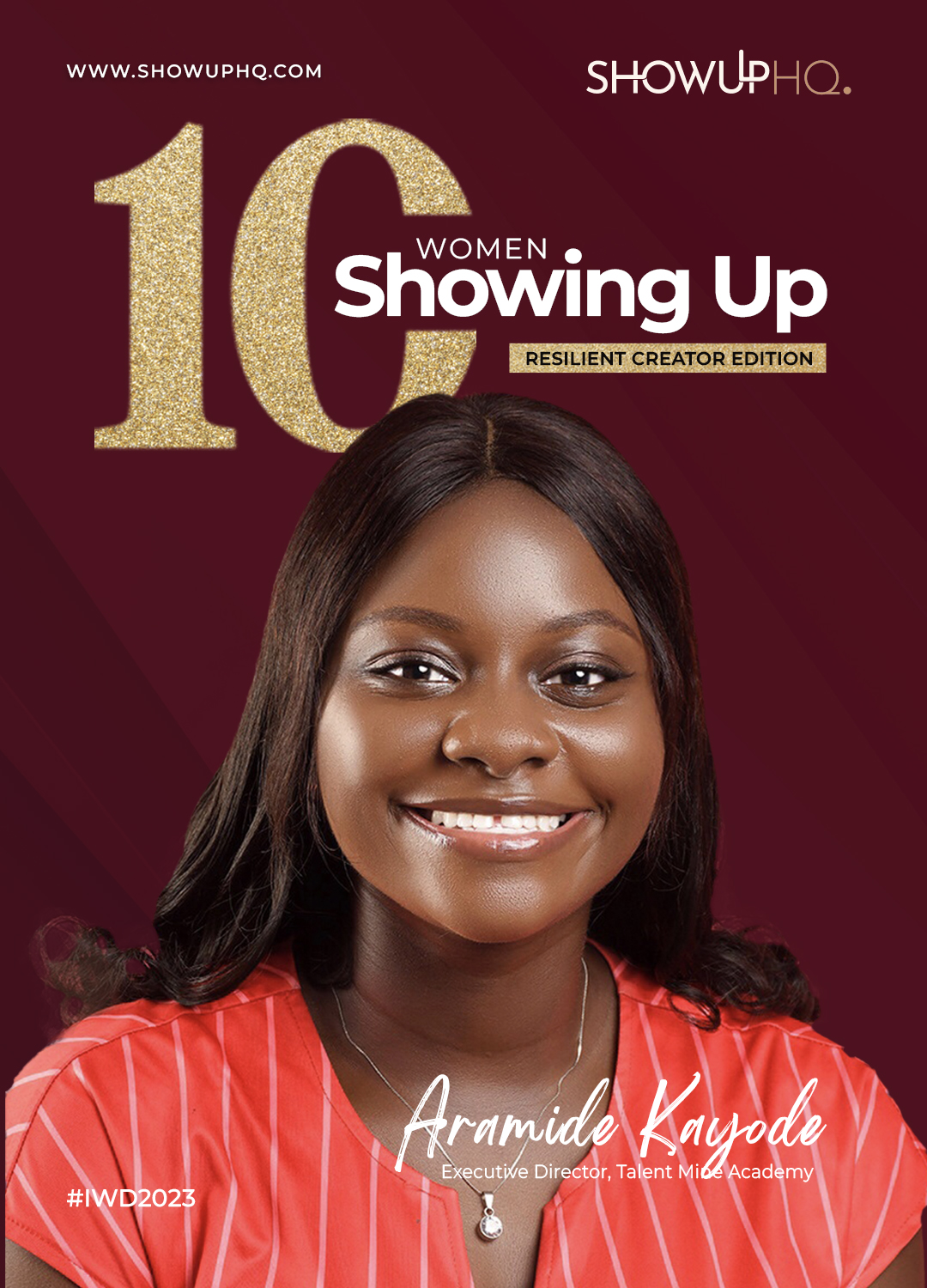 Aramide Kayode featured in 10 Women Showing Up | SHOWUP HQ