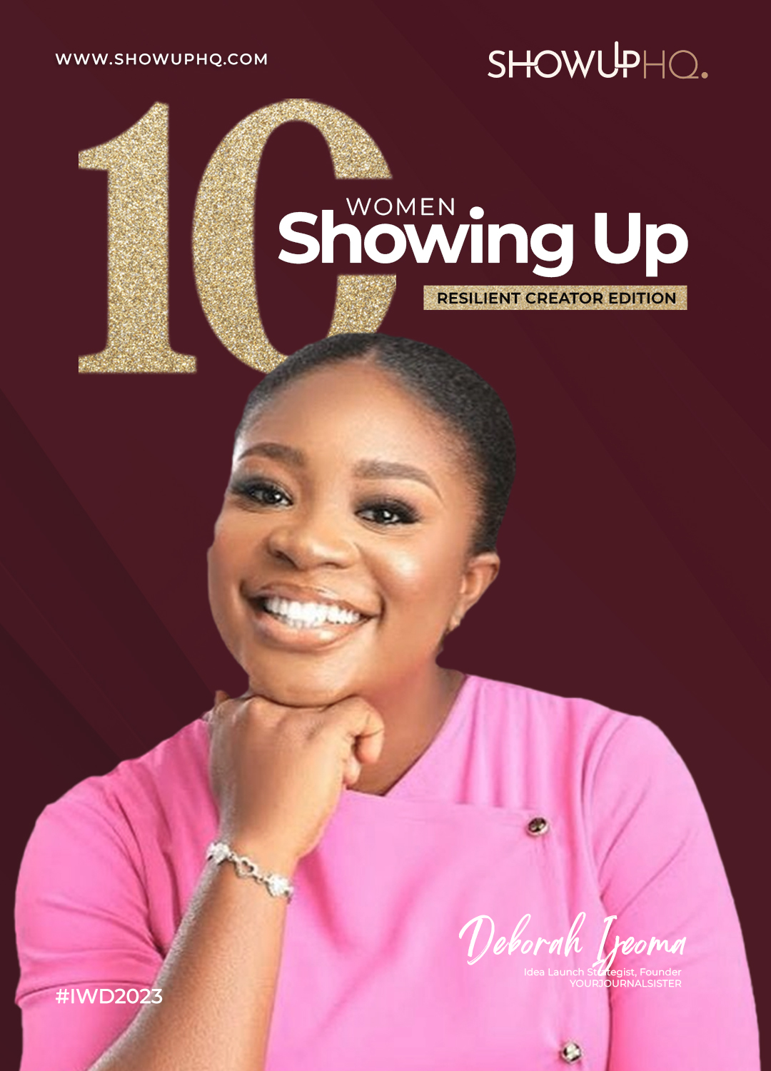 Deborah Ijeoma featured in 10 Women Showing Up | SHOWUP HQ